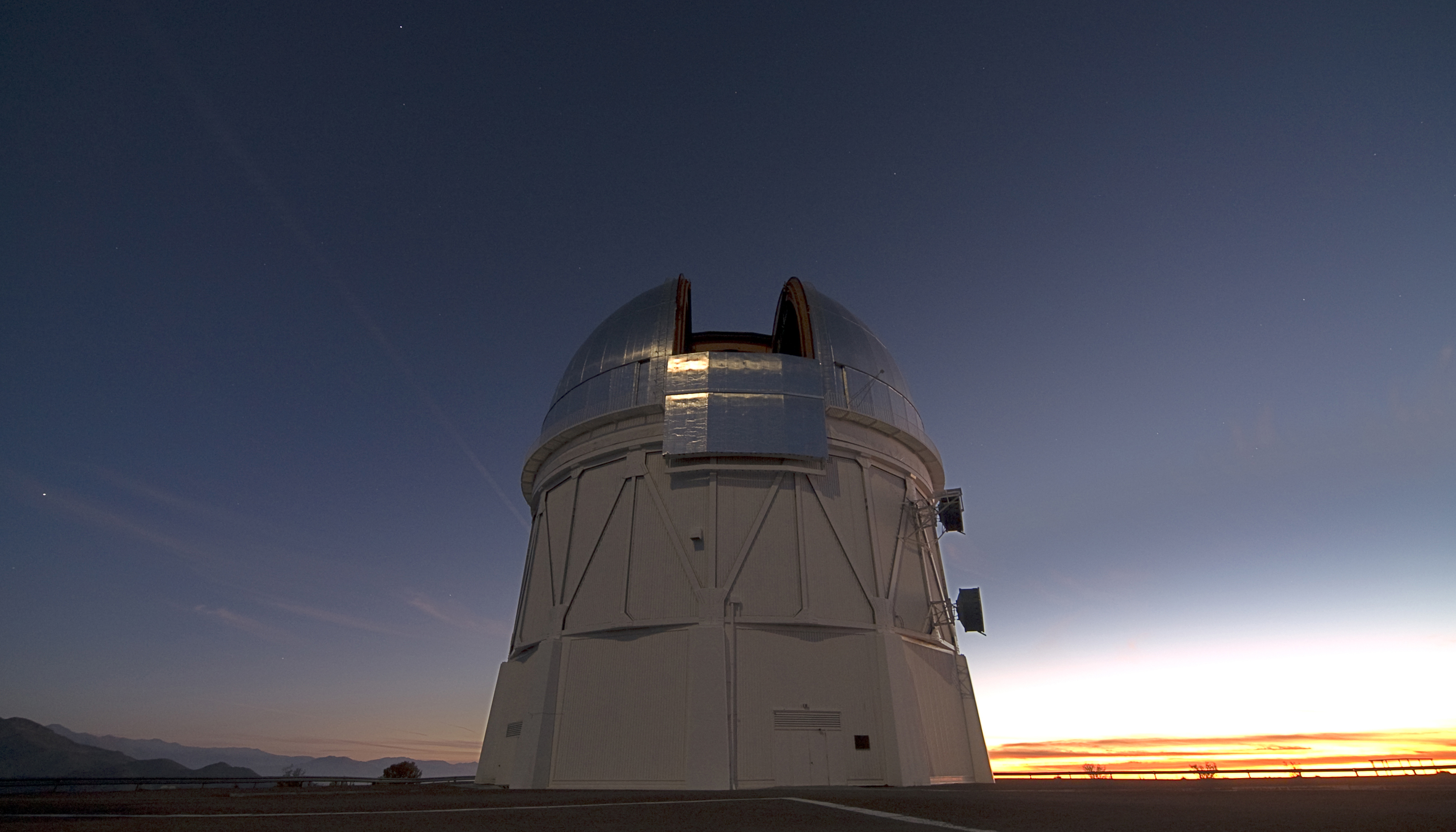 Photo of DECam on telescope | symmetry magazine