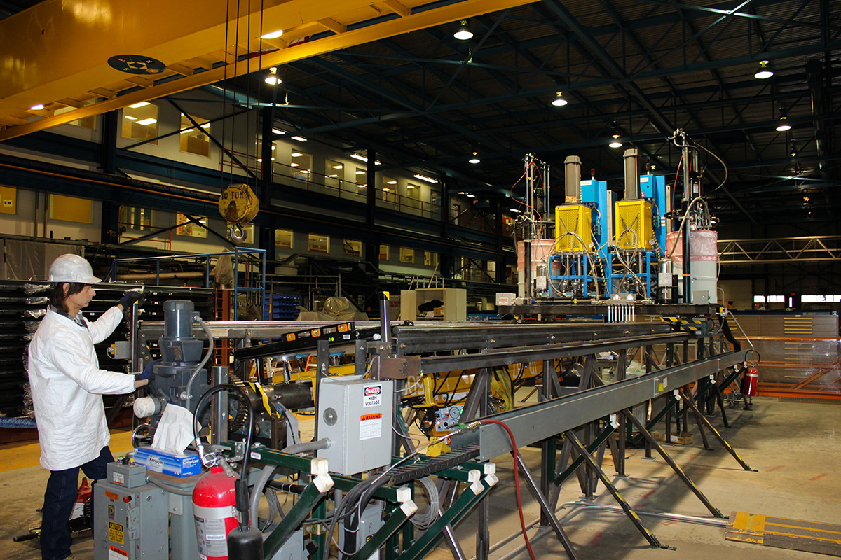 Image: NOvA block glue machine | symmetry magazine