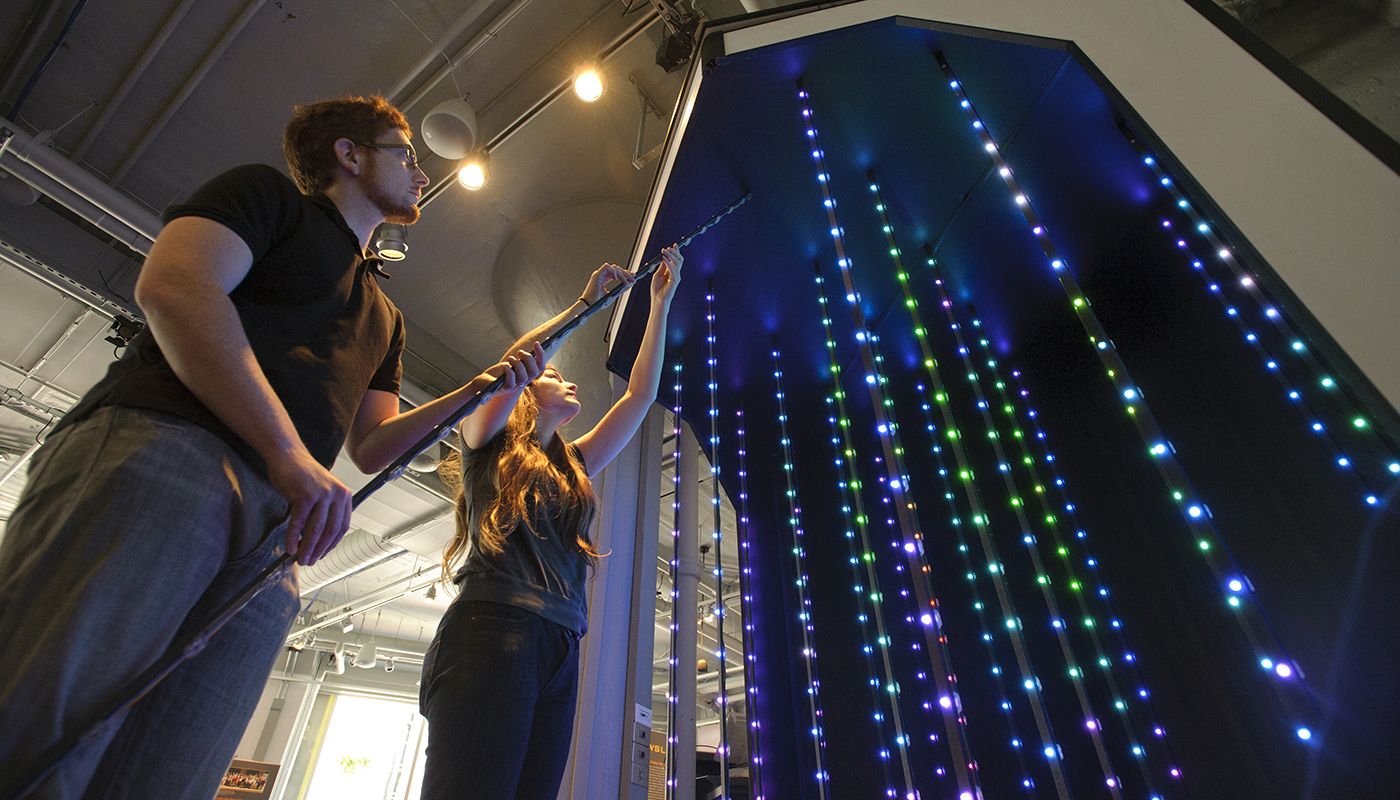 Photo: Neutrino exhibit MIT | symmetry magazine